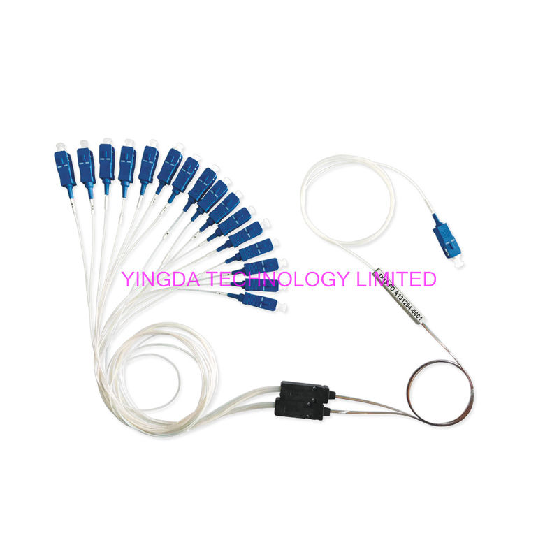 1x16 Fiber Optic PLC Splitter Planar Lightwave Circuit Splitter