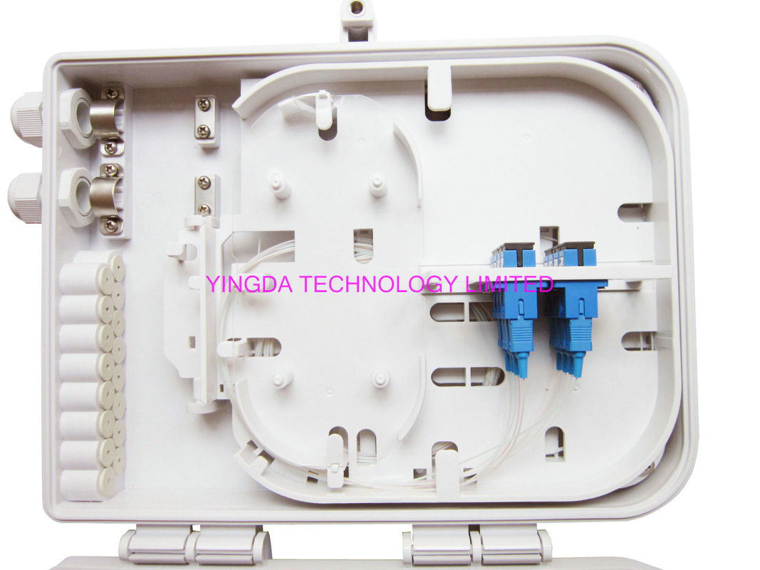 IP65 Waterproof Fiber Optic Splice Box for FTTH PLC Splitter and SC ...