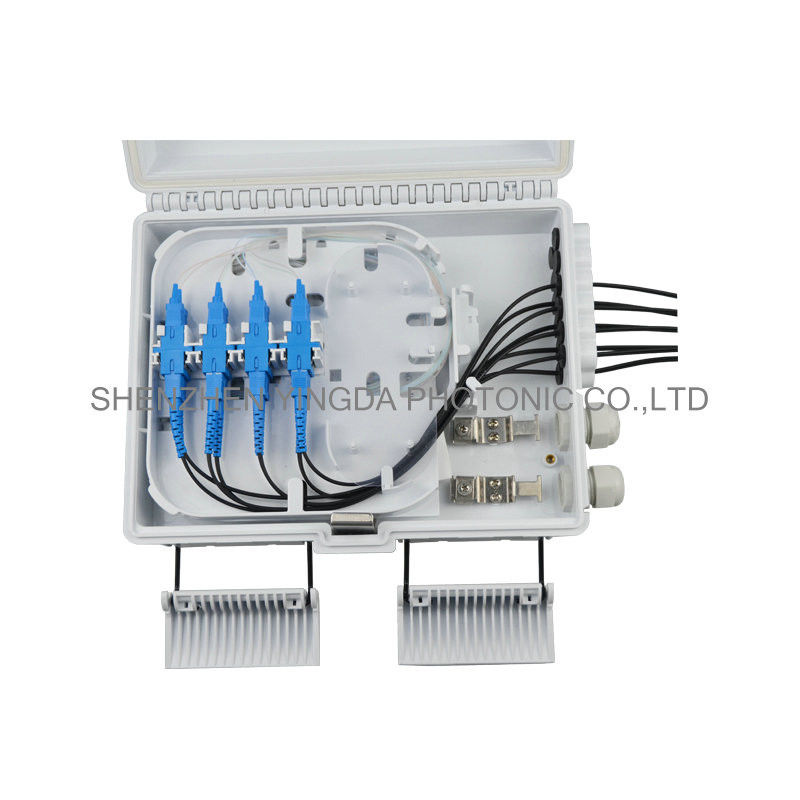 Outdoor 12 Core Fiber Optic Distribution Box / Ftth Terminal Box For ...