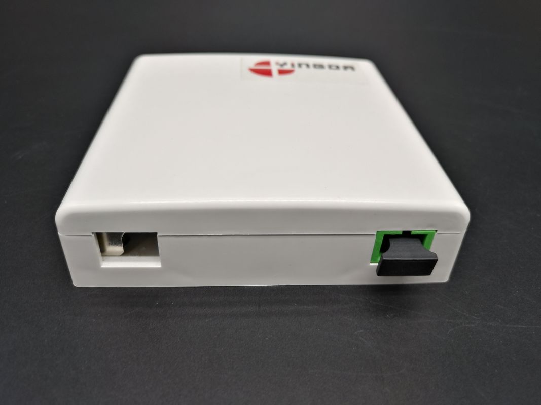 1 Port FTTH Fiber Optic Termination Box SC APC Socket Panel With ...
