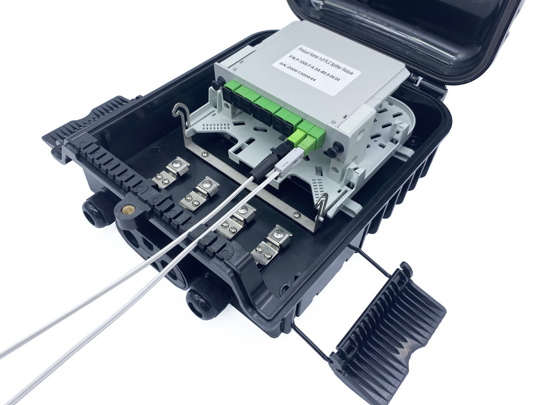 16Ports Fiber Distribution Box 16 Fibers FTTH Optic Splitter Box Drop ...