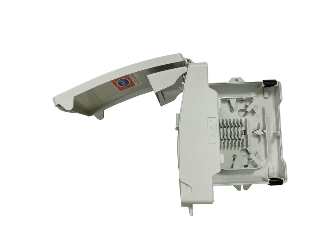 Wall Mount Fiber Optic Terminal Box 8 Port FTTH Indoor NAP Box For 2*5 ...