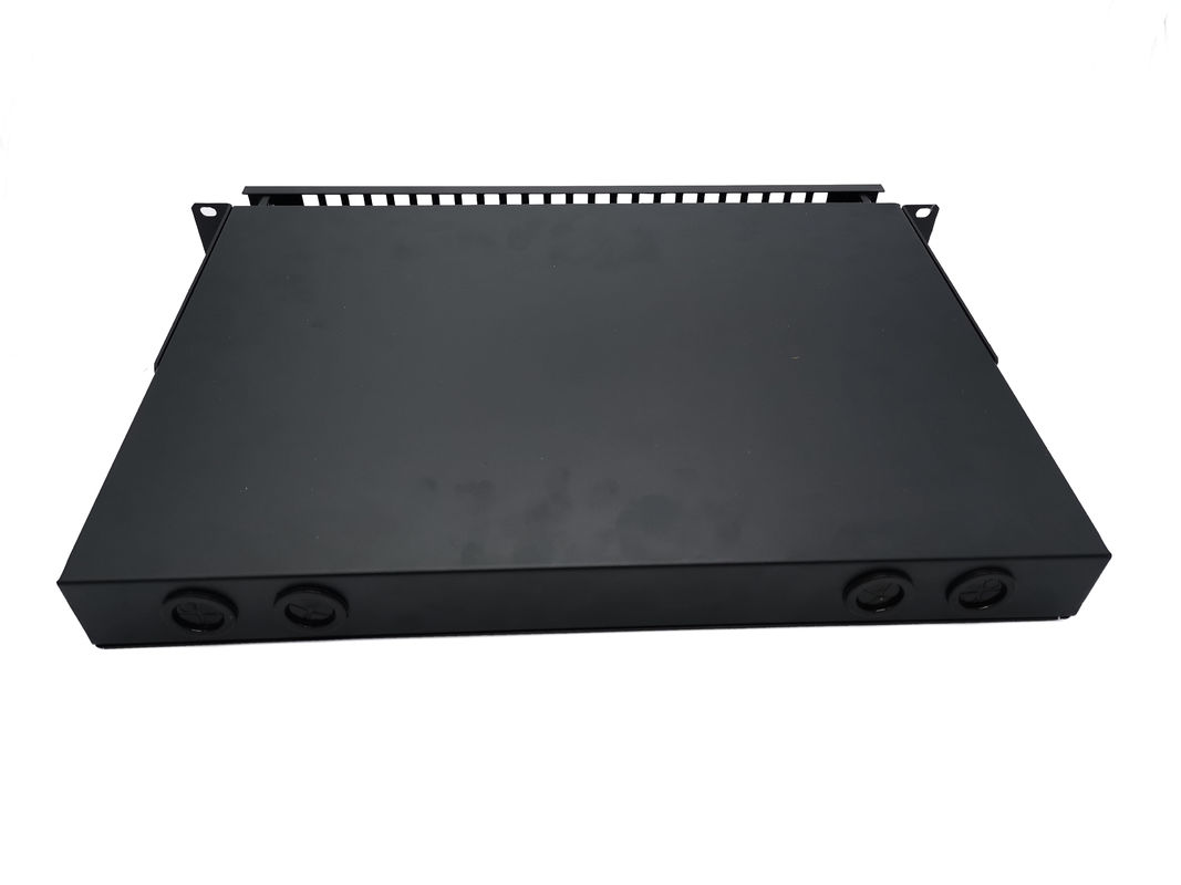 19 inch Metal ODF Fiber Optic Patch Panel For FTTH / FTTX / CATV / LAN ...