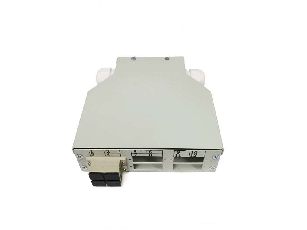 Gray Outdoor Fiber Optic Distribution Box SC/FC/ST/LC Fiber Optic ...
