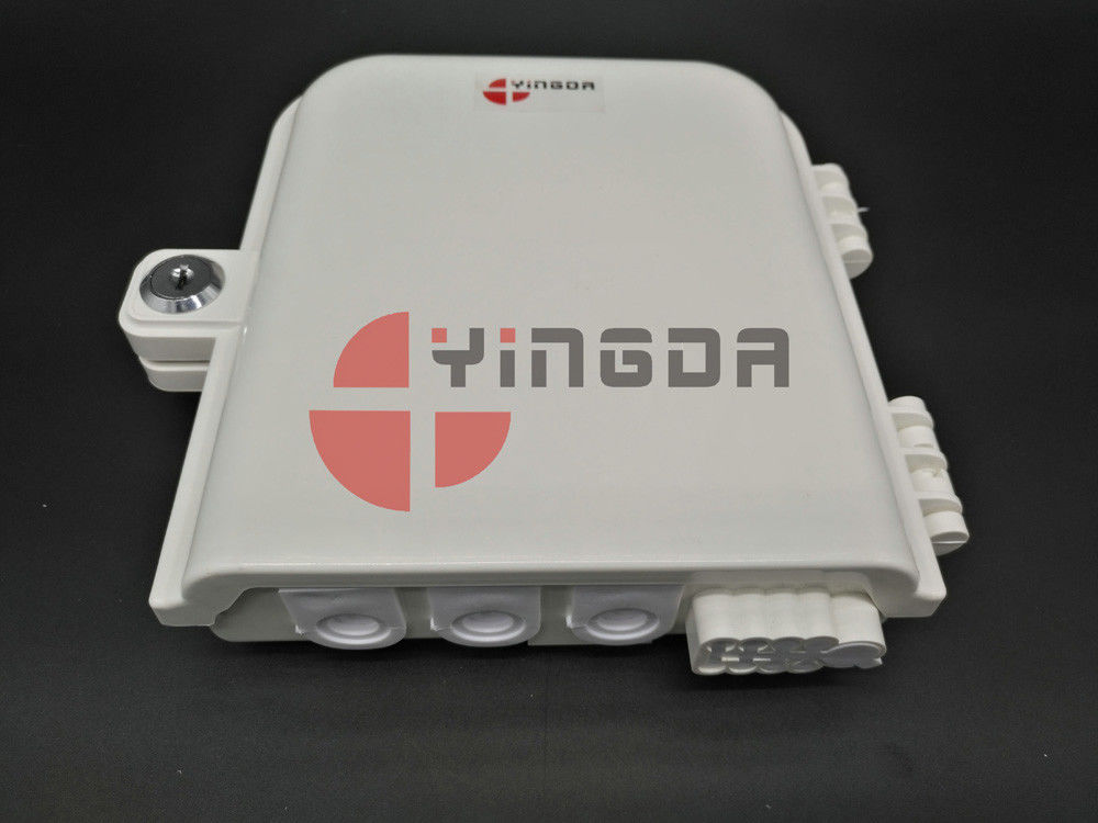3in 8out Fiber Optic Splitter Box with1x8 SC/APC mini module PLC splitter
