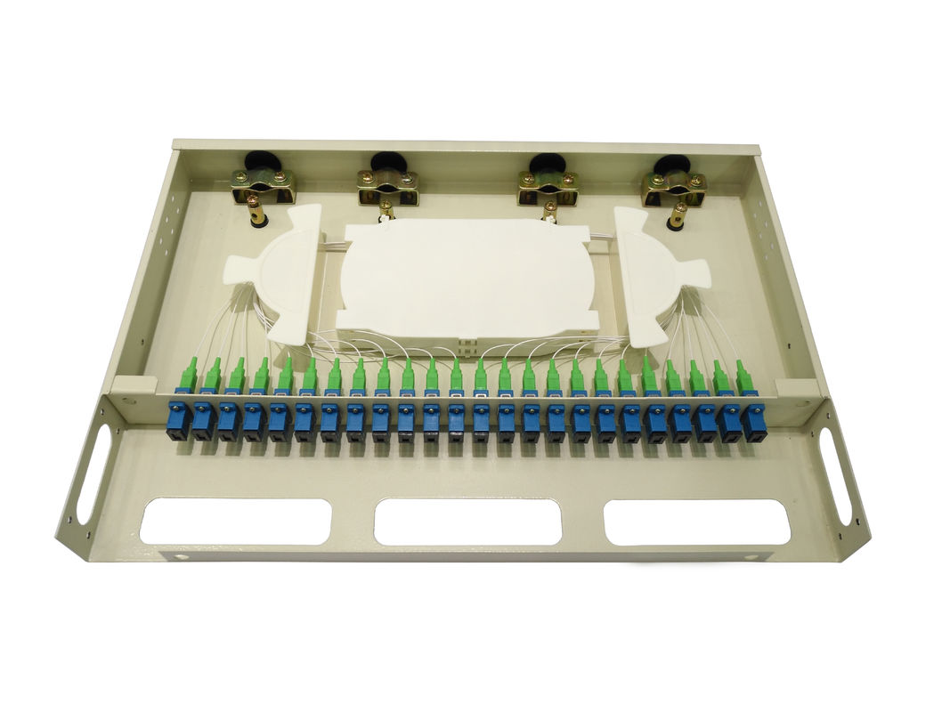 24 Port SC Single Mode Fiber Optic Patch Panel for TTH FTTX FTTB ODN ...