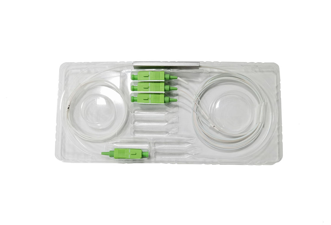 Fiber Optic Termination Box 1:3 Unbalanced PLC Splitter Technology For ...