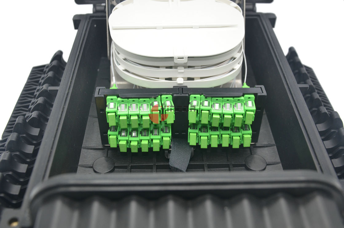 GPON FDB Inline 96 Cores PP Black 24 Ports SC Optical Fiber Splitter ...