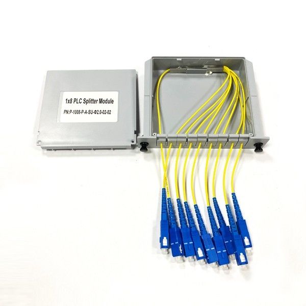 1x32 Optical Fiber PLC Splitter High Channel Isolation Minimizing ...
