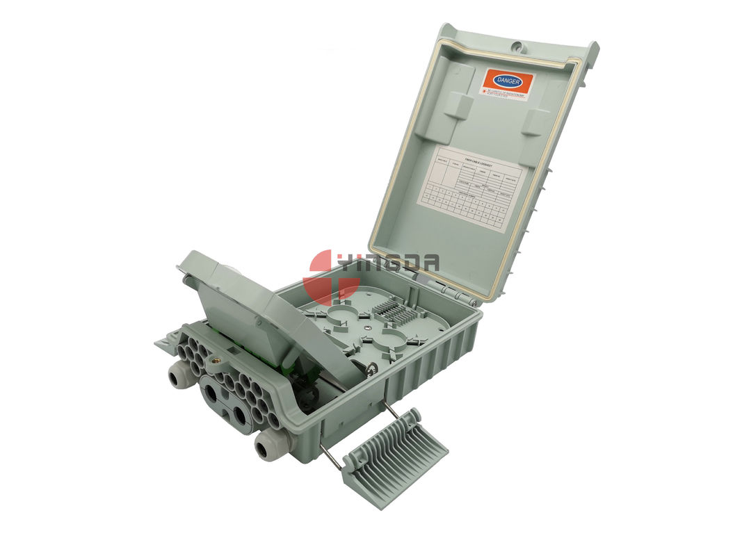 Exterior NAP BOX Fibre Optic Cable Termination Boxes 16 Ports IP65 ISO ...