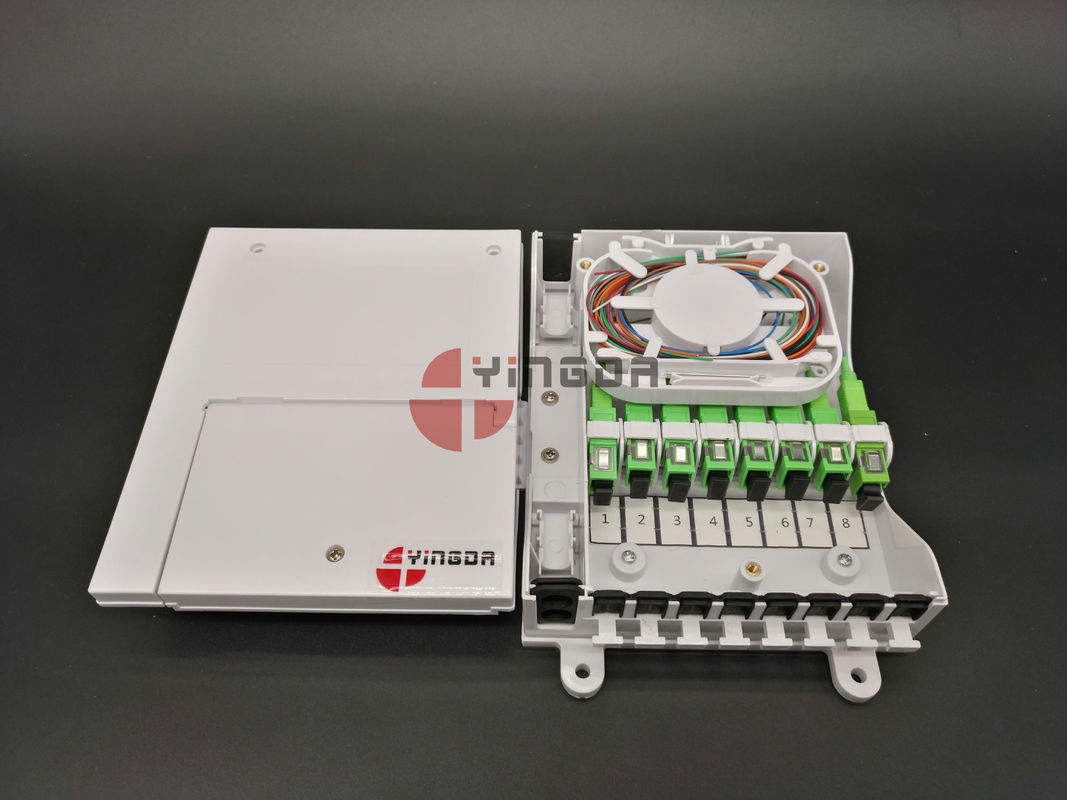 Indoor 8 Ports CPE Fiber Optic Distribution Terminated Cable Joint Box ...