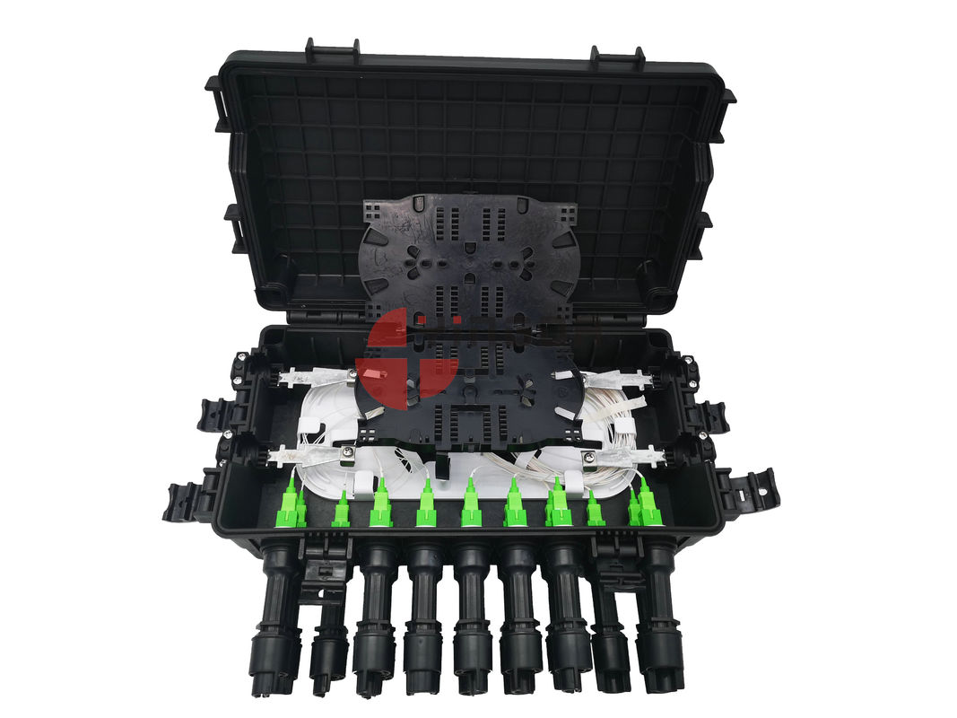 SC Adapter Coupler Fiber Cable Joint Box Closure 16 Ports 2 In 2 Out PP ...