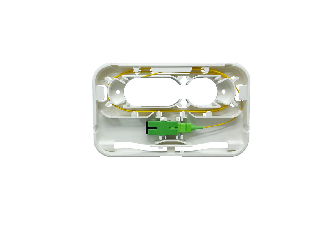 Plastic 1 Core SC/APC Fiber Optic Wall Mount Outlet Socket Panel ...