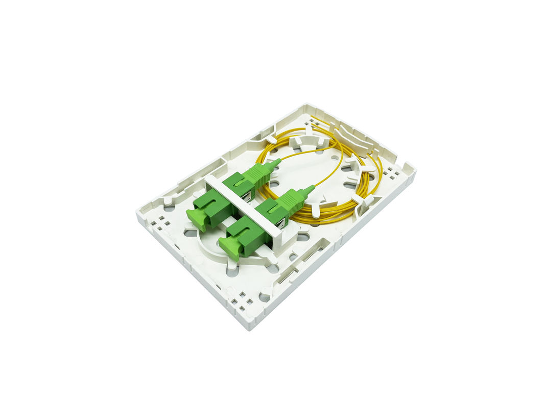 Fiber Optic Junction Box FTB102H Wall Mounting Socket Panel SC Adapter ...