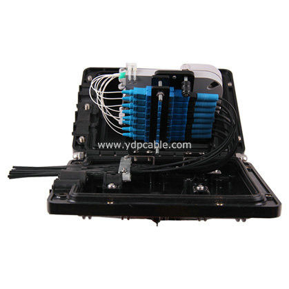 Man Hole Horizontal underground Fiber Optic Splitter Box , 1x4 Splitter ...