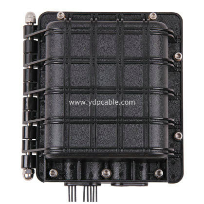Man Hole Horizontal underground Fiber Optic Splitter Box , 1x4 Splitter ...