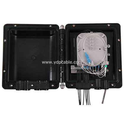 Man Hole Horizontal underground Fiber Optic Splitter Box , 1x4 Splitter ...