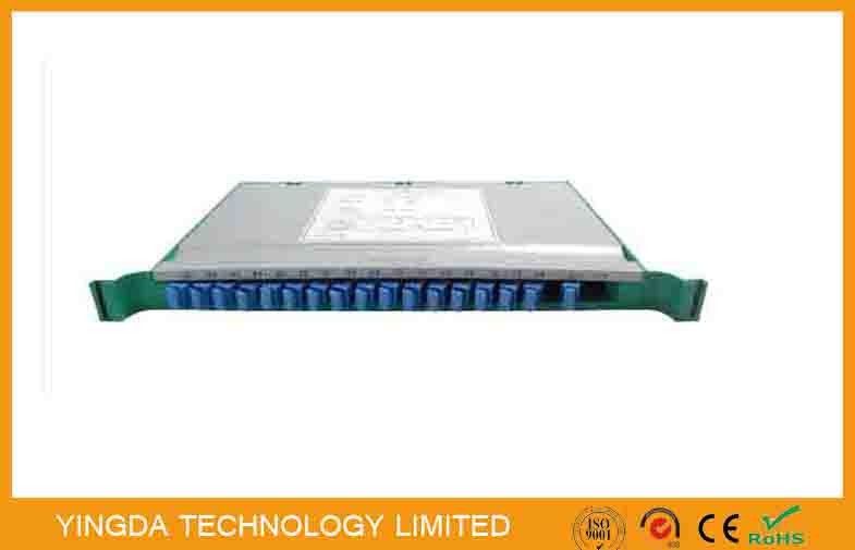 Metal Plastic 1x64 Fiber Optic PLC splitter Cassette 19 inch In Odf ...