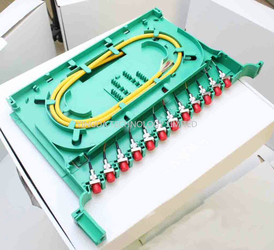 Metal Plastic 1x64 Fiber Optic PLC splitter Cassette 19 inch In Odf ...