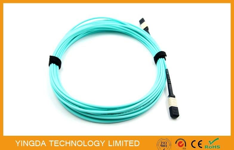 40G Base - SR4 MPO MTP Optical Fiber Cable Assembly For Data Center ...