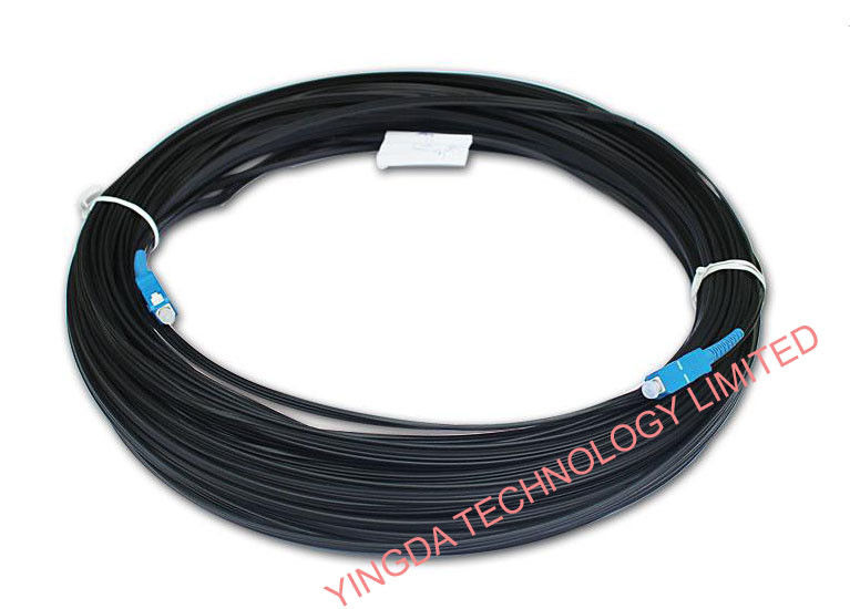 1 Core Self Supporting FTTH Patch Cord SC - SC Fiber Optic Drop Cable ...