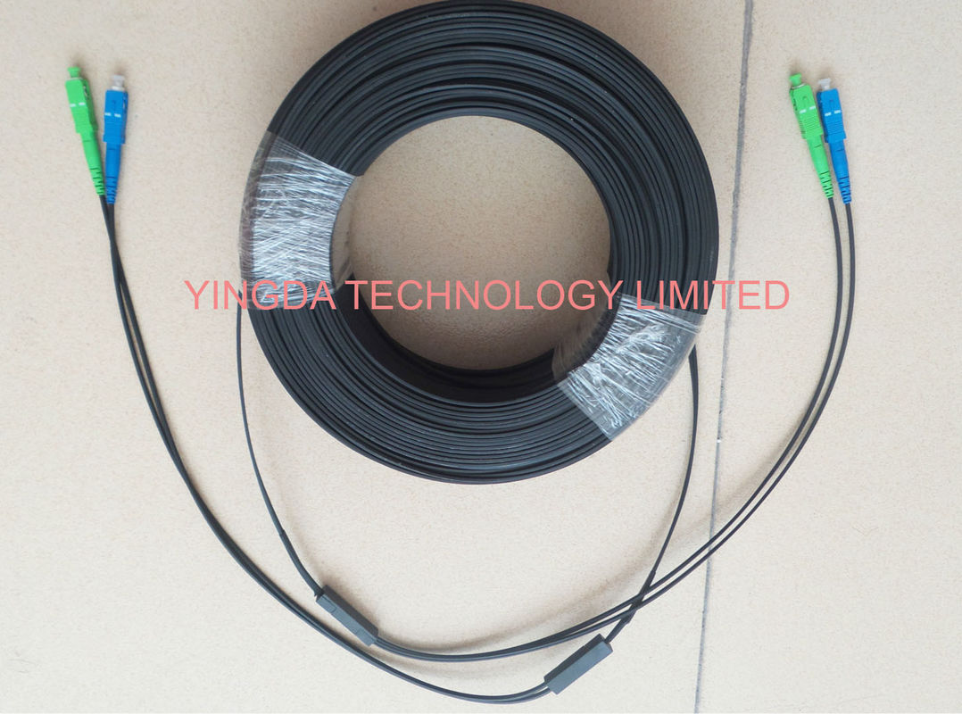 Indoor Fiber Optic Patch Cables SC APC - SC Duplex FTTH Drop Cable ...