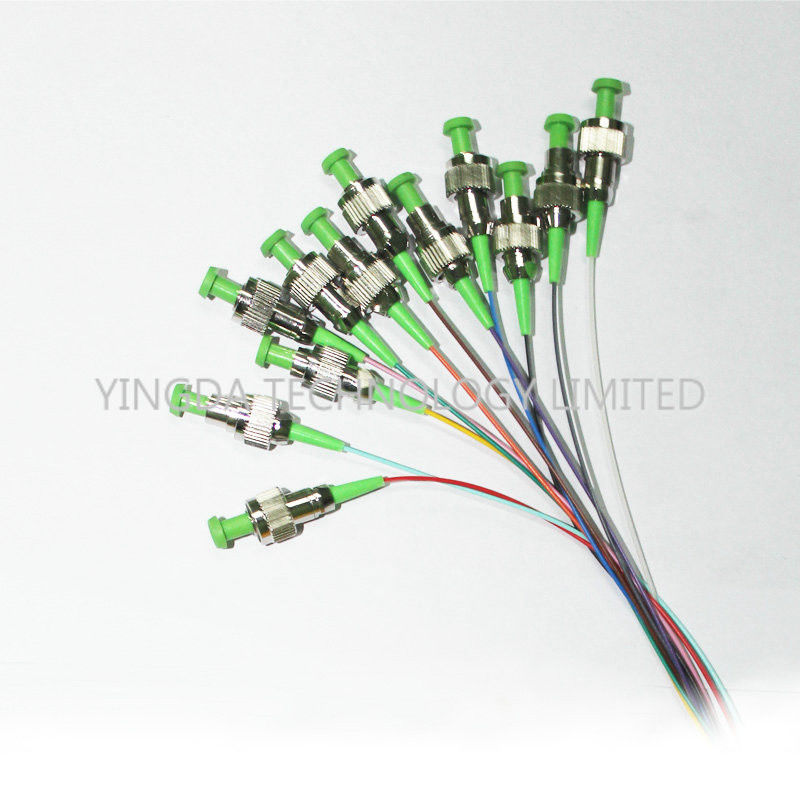 Patch Panel APC / FC Fiber Optic Pigtail / Patch Cords 8 Cores 12 Cores ...