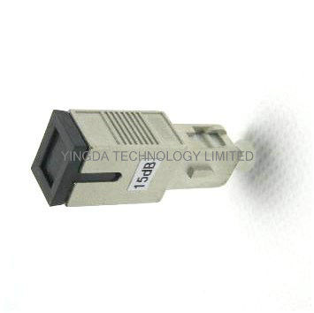 Flange Type Fixed SC SM Attenuator 1dB , 2dB , 3dB , 4dB , 5dB , 7dB , 10dB