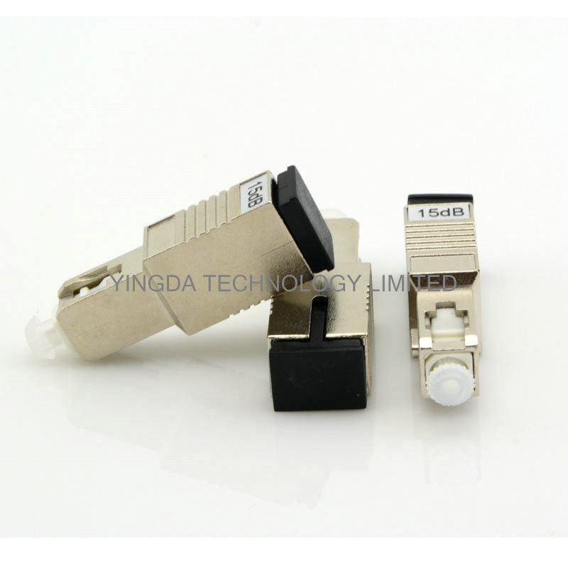 Flange Type Fixed SC SM Attenuator 1dB , 2dB , 3dB , 4dB , 5dB , 7dB , 10dB