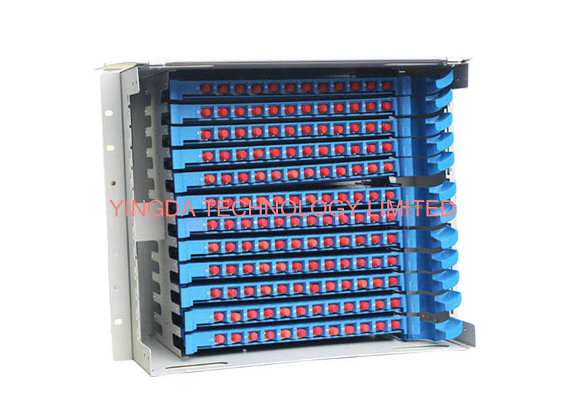 144 Core FC SC LC ST Connector ODF Fiber Optic Patch Panels Unit ...