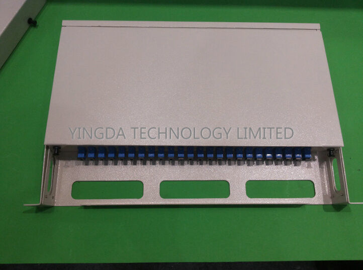 SC Simplex 24 Port Fiber Patch Panel For FTTH FTTX FTTB ODN PON Network
