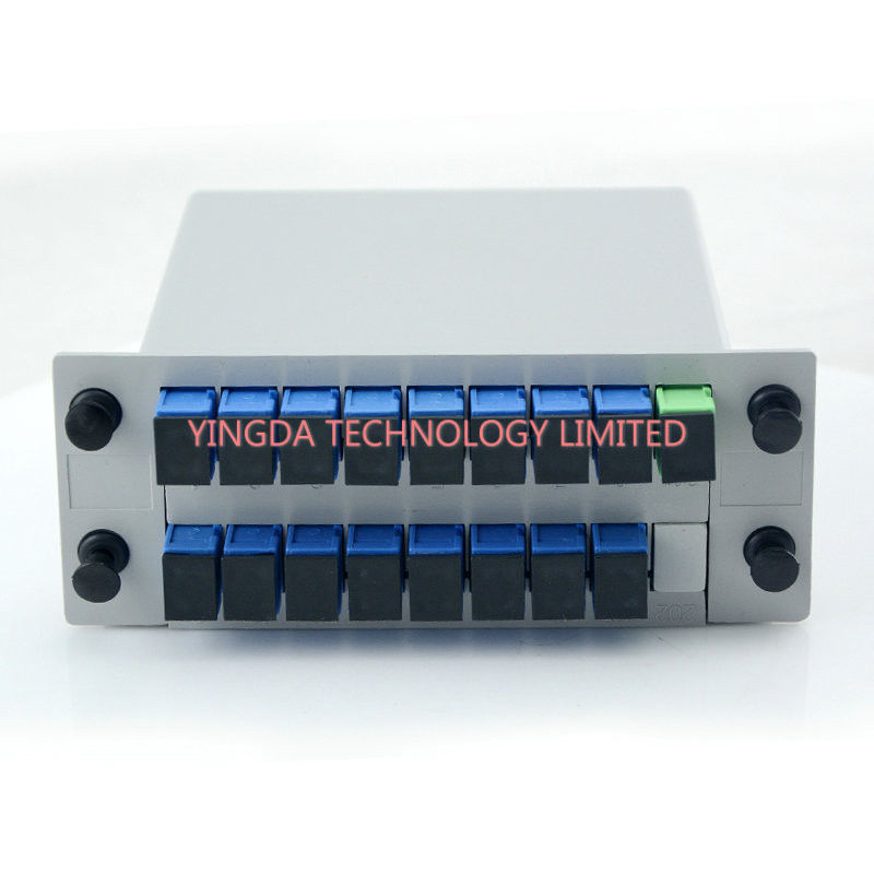 GPON Network PLC Optical Fiber LGX Splitter Aluminum 2 Slot Cassette ...
