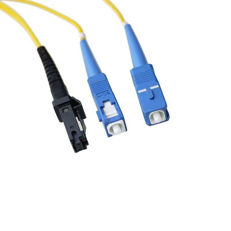 LC / APC Fiber Optic Patch Cord MT-RJ to SC Singlmode Duplex Zipcord ...