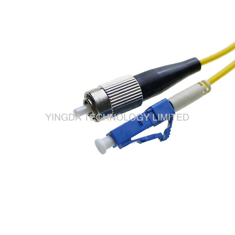 LC to FC Singlemode Simplex Fiber Optic Patch Cord , 20 Meters LSZH ...