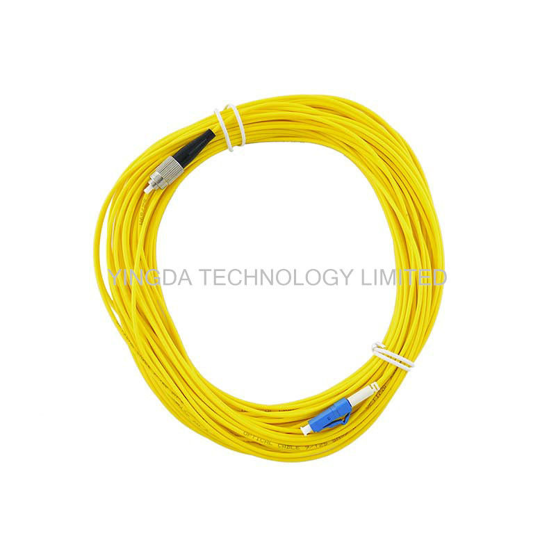 LC to FC Singlemode Simplex Fiber Optic Patch Cord , 20 Meters LSZH ...
