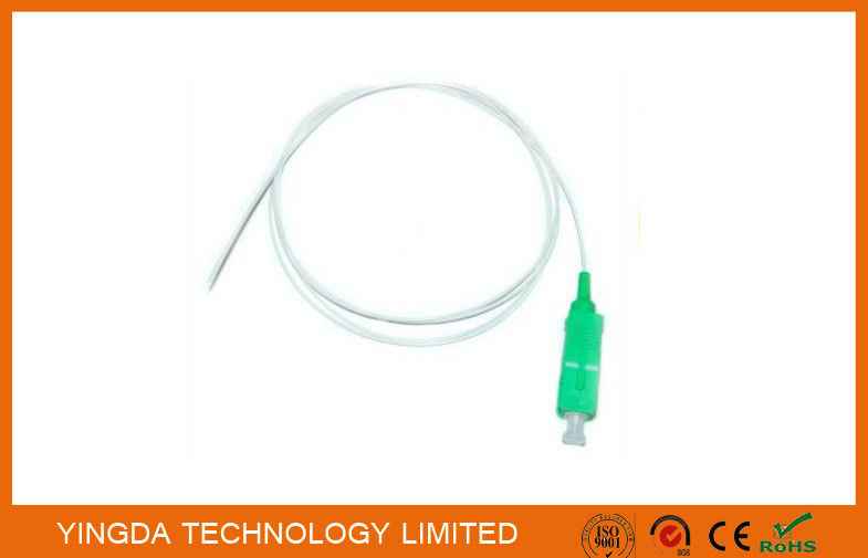 SC APC Fiber Connector OS1 OS2 9/125um 1.5 Mtrs White LSZH Simplex ...