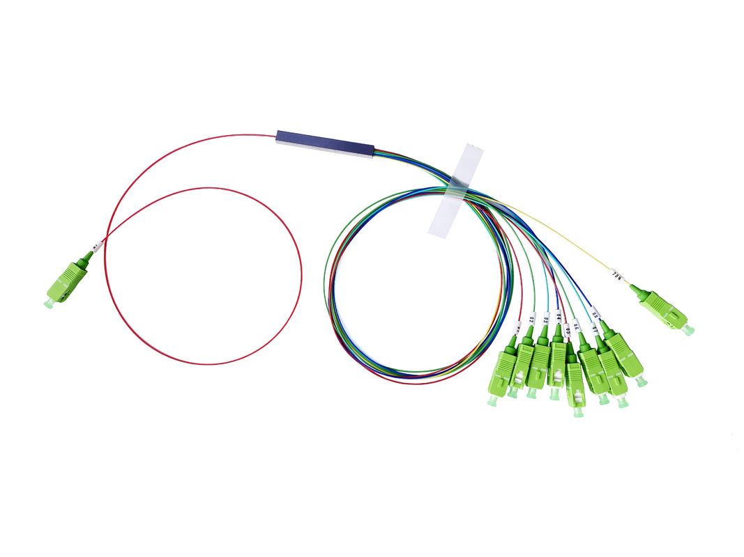 Steel Tube NAP Fiber Optical Splitter G657A1 1x9 FTTR PLC Splitter SC ...