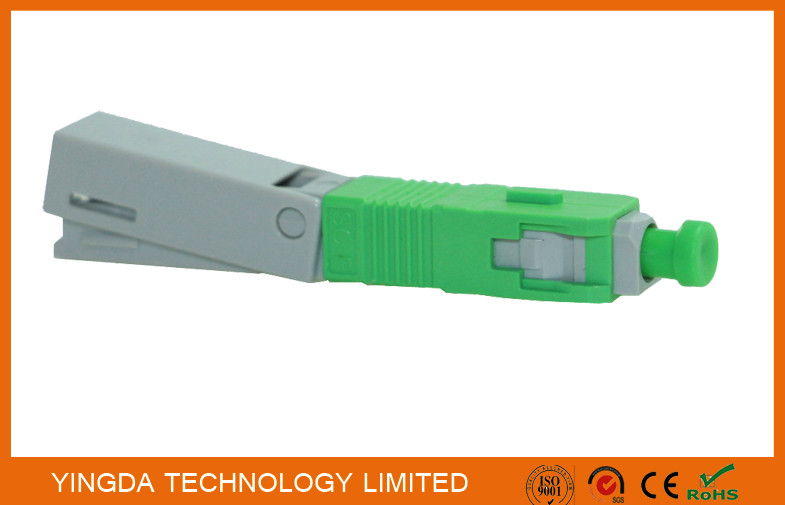 SC / APC Quick Assembly Connector Embedded Field Installable Fiber ...
