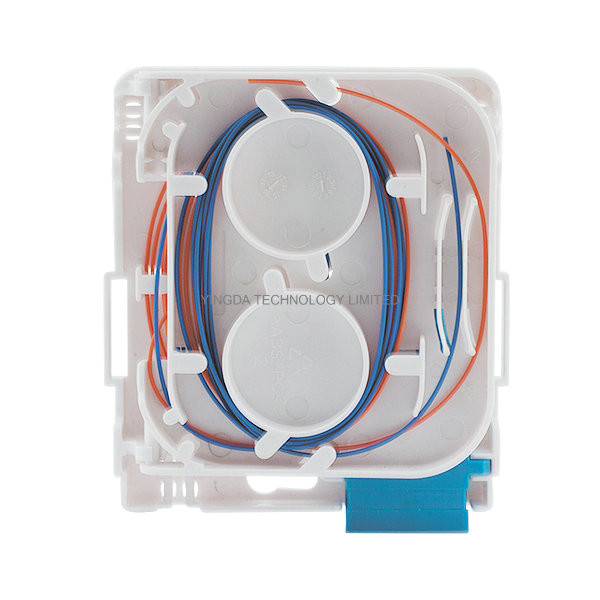2 Cores SC Connectors Optical Network Terminal Box 2 Fibers Wall Mount Box