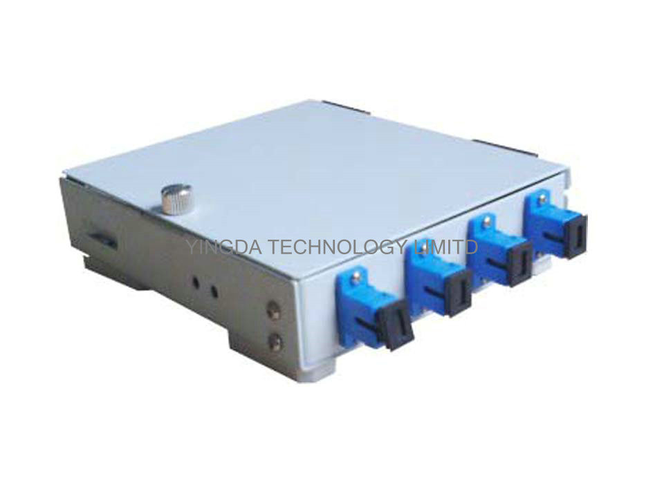 FTTH Wall Mounted Fiber Optic Termination Box, 4 Fibers Fiber Splice ...