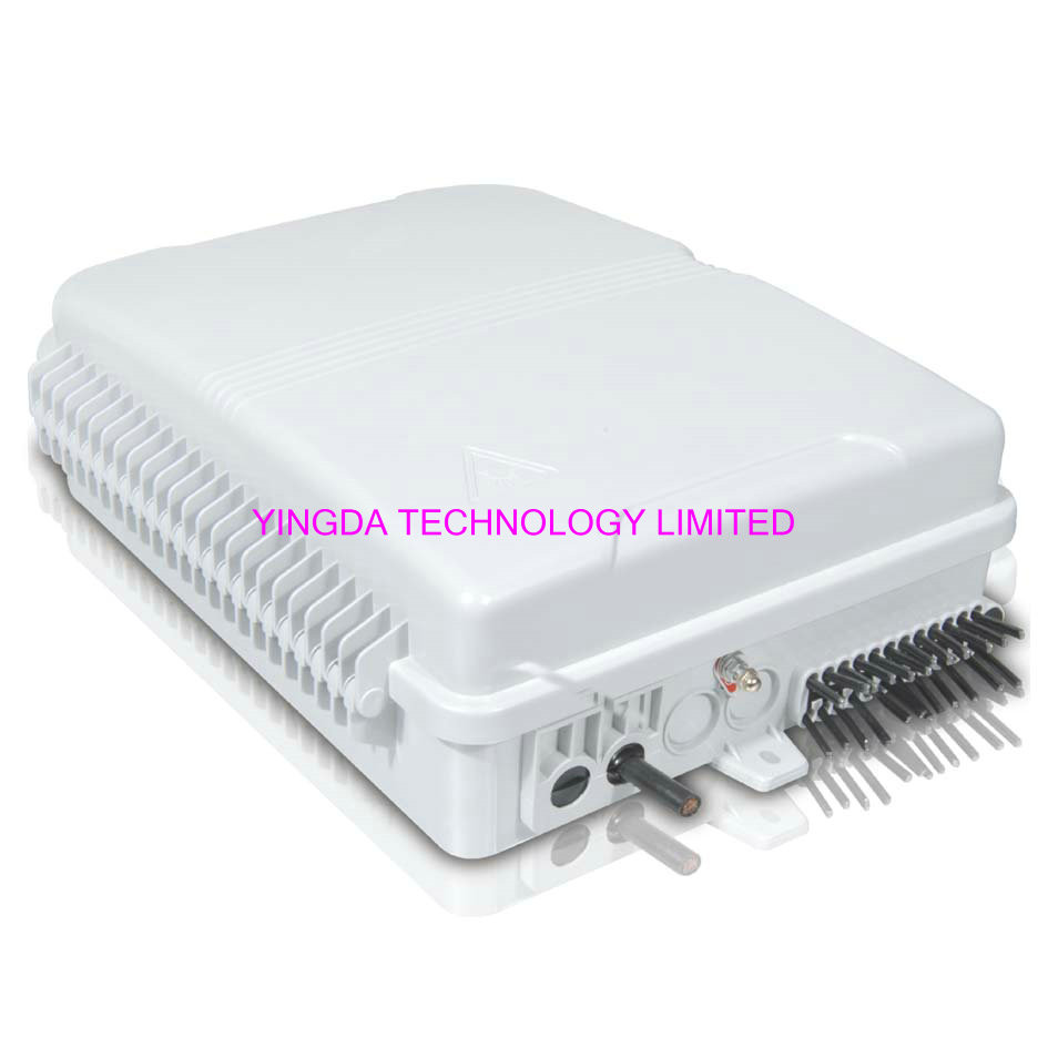 24 Cores Fiber Optic Distribution Box For Uncut Cable , Mid Span Access ...