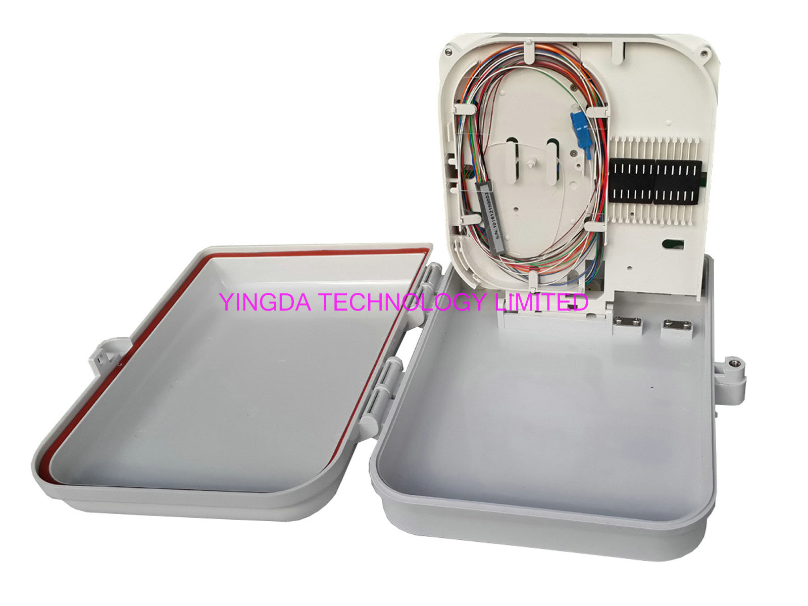 IP65 Waterproof Fiber Optic Splice Box for FTTH PLC Splitter and SC ...