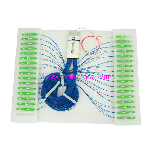 1/16 Fiber Optic PLC Splitter Ribbon Broadband FTTH Splitter Coupler 1 x 16