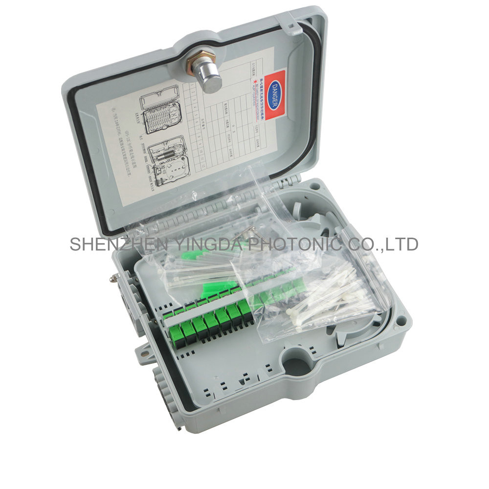 High Strength GPON 12 Fiber Optic Termination Box , Fiber Optic ...
