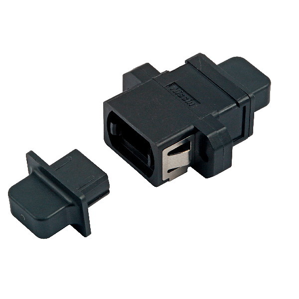 Plastic MPO Fiber Optic Adapter For Communication System Base Station ...