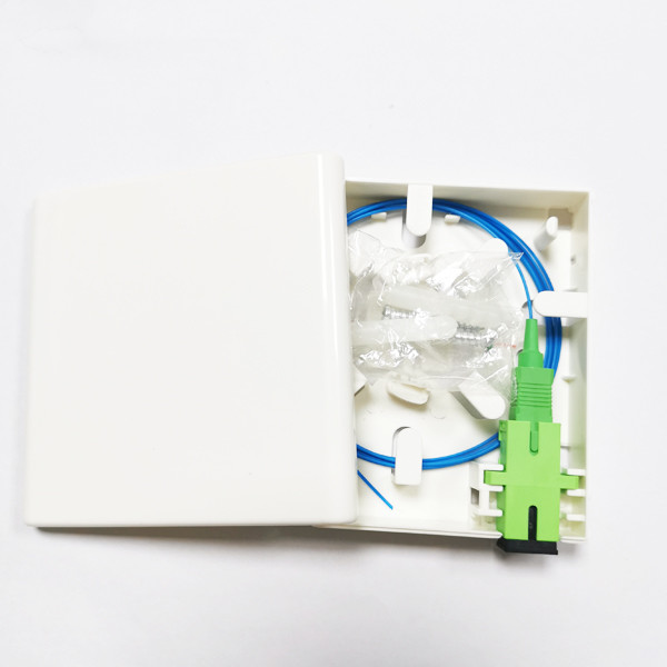 1 Port FTTH Fiber Optic Termination Box SC APC Socket Panel With ...