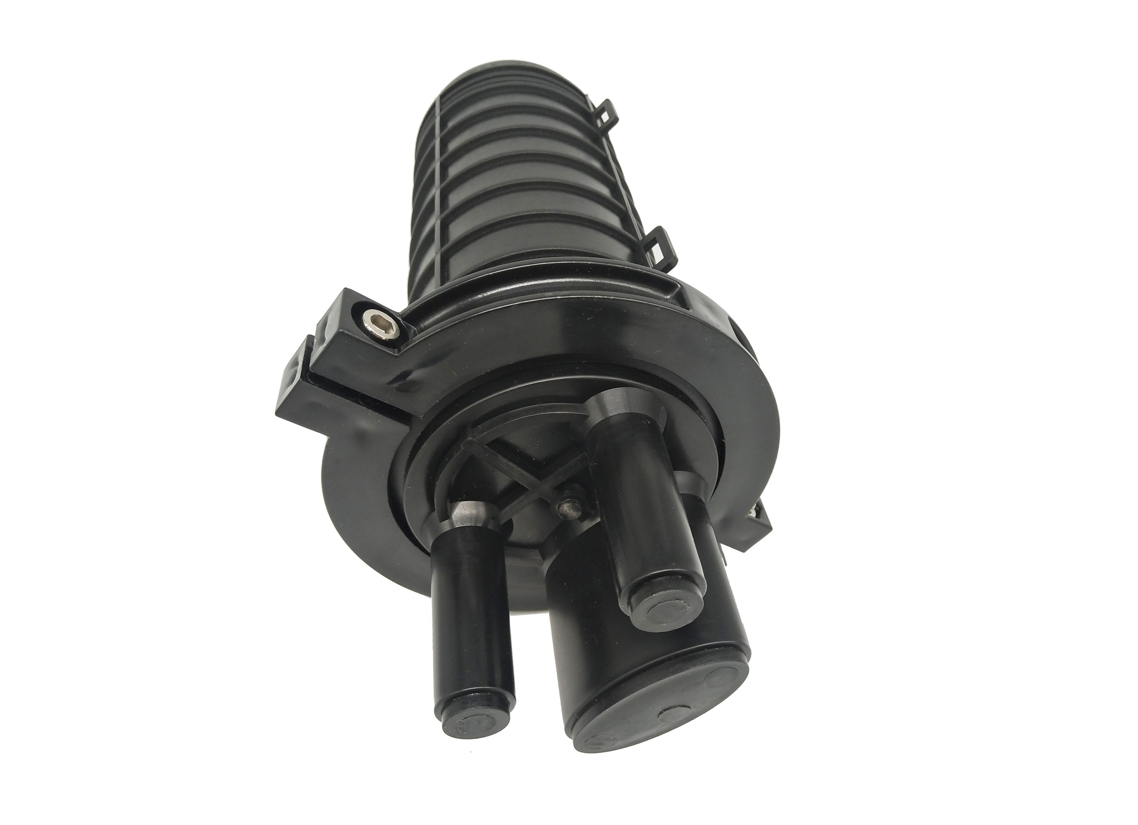 12 Cores FTTH Fiber Optic Splice Closure Dome SC Adapter PP Pole Mount ...