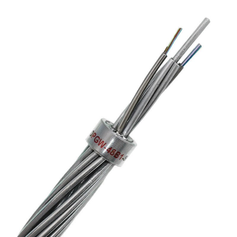 Composite Overhead Optical Fiber Cable OPGW 48/96 Cores Single Mode