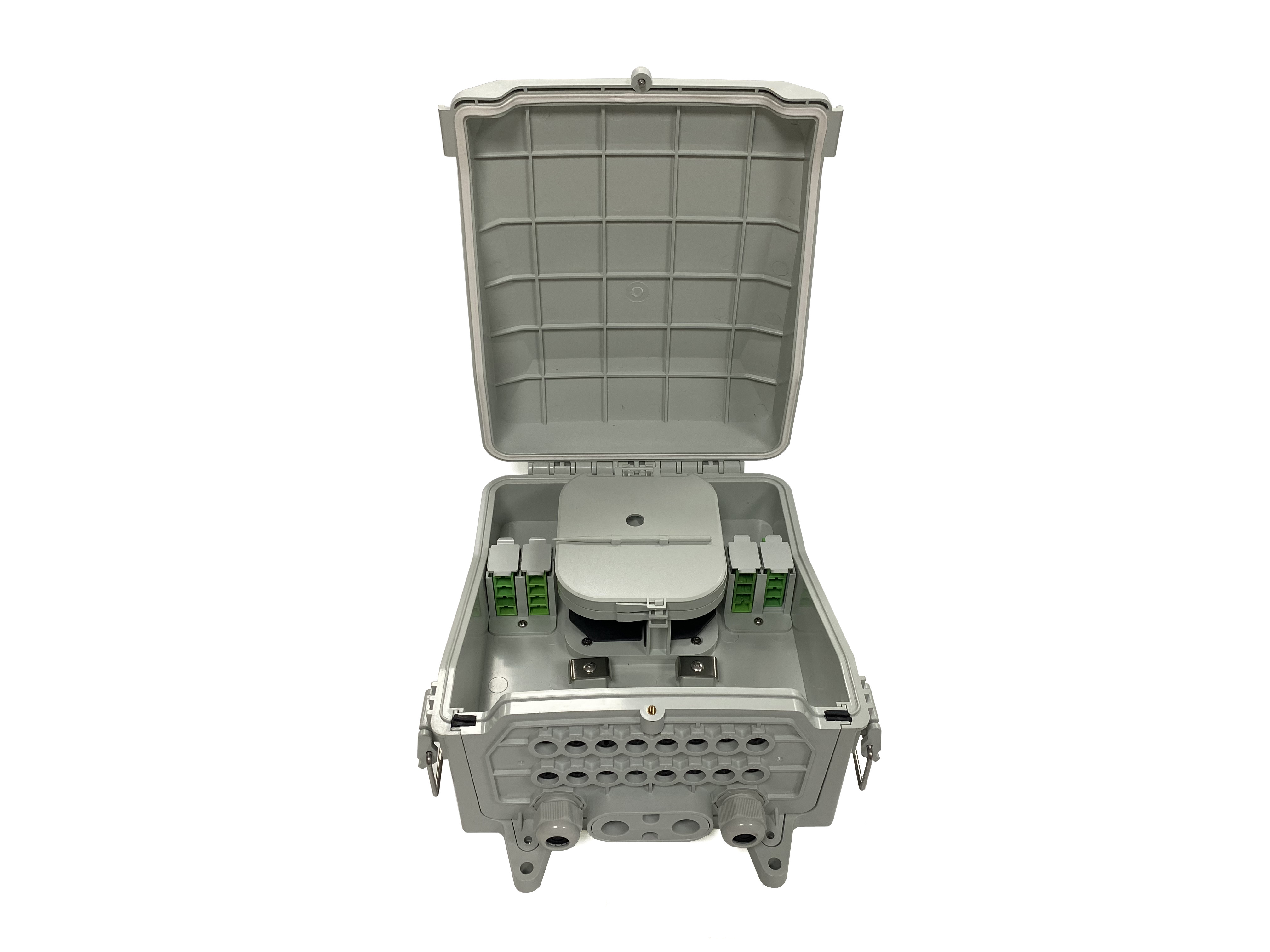 8ports 16ports 24ports NAP BOX Fibre Optic Splitter Boxes IP65 ISO ROHS ...