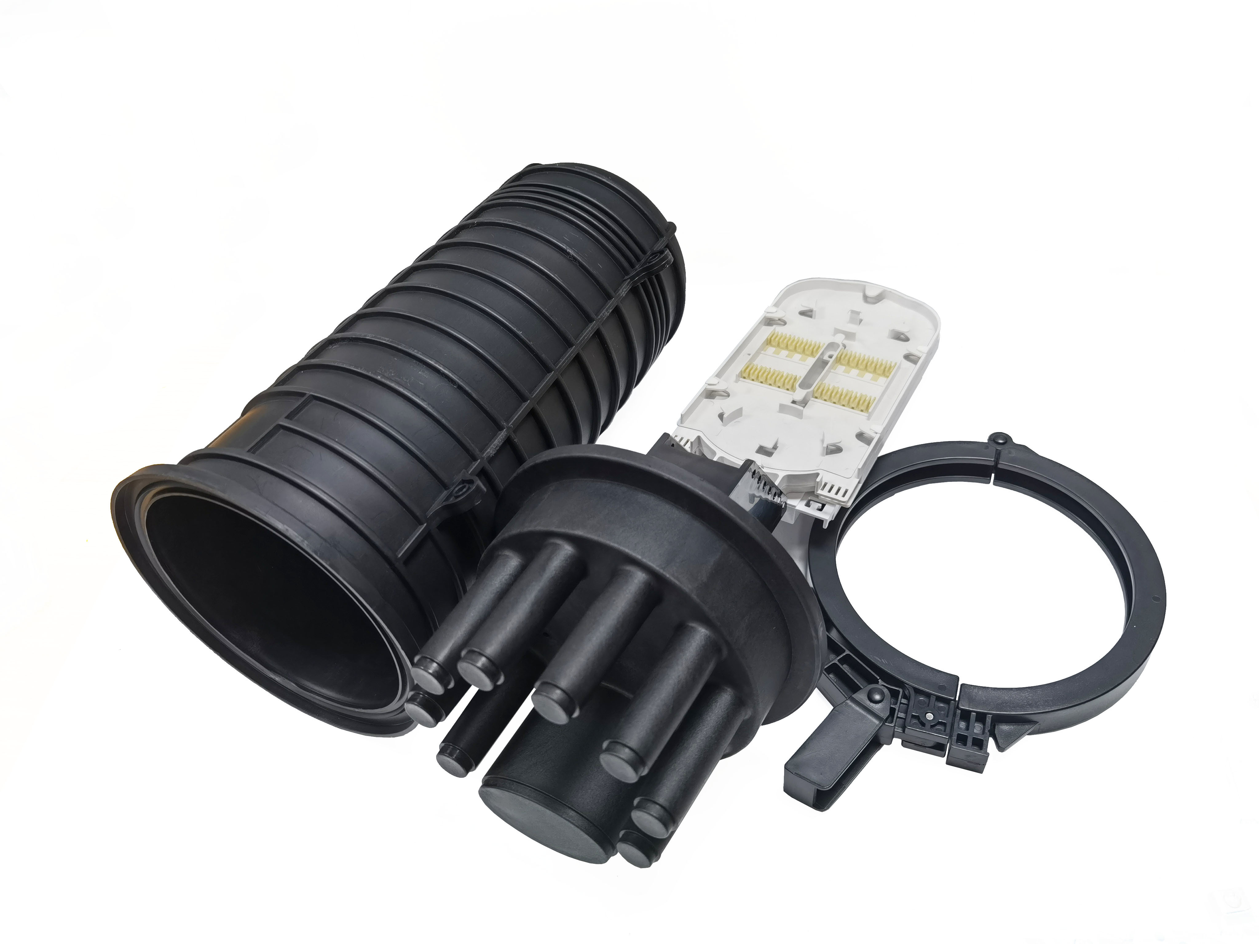 24-144 Cores Heat Shrink Dome Fiber Optic Splice Closure 1 Oval 8ports ...